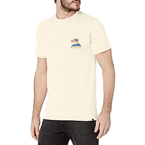 Quiksilver Men's New Tribe Tee, Antique White, Medium