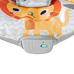 Bright Starts Safari Blast 2-in-1 Infant to Toddler Baby Rocker Seat with Soothing Vibration