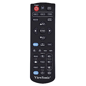 ViewSonic PJD6345 XGA 1024x768 DLP Projector with LAN Control, Wired and Wireless LAN Display (Black)