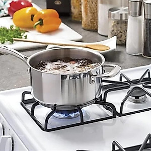 WB31X20643 Grate Replacement Parts For GE Burner Grate Kenmore Hotpoint Stove Parts General Electric Gas Range Parts Stove Surface Top Grate Metal Steel Rack 4 Pieces