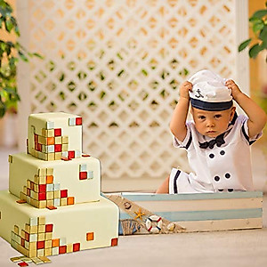 Mity Rain Square Cookie Cutter - Geometric Multicutter-Square Cake Fondant Cutter - 3 Size,Square Biscuit Cutters,Novel Creative Cake Decorating