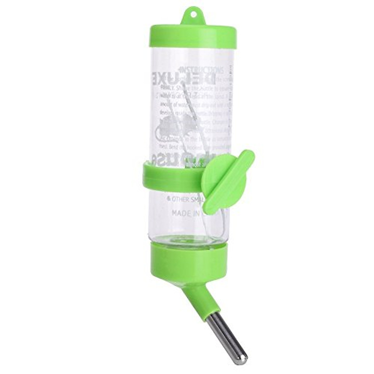 Hypeety Hamster Cage Drinking Water Bottle Parrot Mice Rat Gerbils Water Feeder Bowl 250ML/8.79 oz 1Pcs Random Color (250ML)