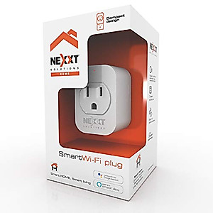 Nexxt Solutions Smart Plug – Indoor WiFi Plug Compatible with Alexa and Google Home – Remote Control Smart Outlet Plug for Home Appliances – No Hub Required – Voice Command and Timer Function