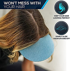 No Headache Women’s Sun Visor Square Brim Sun Visor Golf Visor Tennis Visor