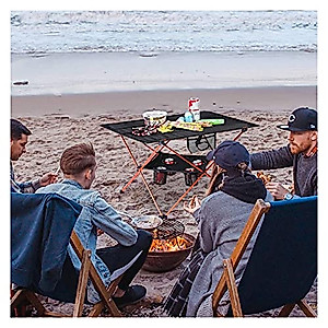 SUNESA Portable Picnic Table Portable Folding Table Outdoor Camping Home Barbecue Picnic Ultra Light Traveling Table Fishing Foldable Camping Table