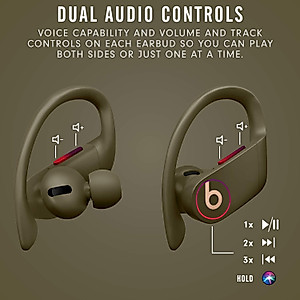 Powerbeats Pro Wireless Earbuds - Apple H1 Headphone Chip, Class 1 Bluetooth Headphones, 9 Hours of Listening Time, Sweat Resistant, Built-in Microphone - Moss