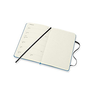 Moleskine Limited Edition Peanuts 18 Month 2021-2022 Weekly Planner, Hard Cover, Pocket (3.5" x 5.5"), Blue