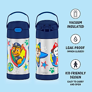 THERMOS FUNTAINER Paw Patrol Kids Straw Bottle and Food Jar Bundle (12oz + 10oz)
