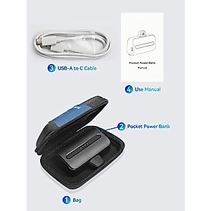 LVFAN USB C Portable Charger, 6600mAh Mini Power Bank Fast Charging, Portable Phone Charger Backup Battery for iPhone 15/15 Plus/15 Pro/15 Pro Max, Samsung S24/23/22, Android Device, and More