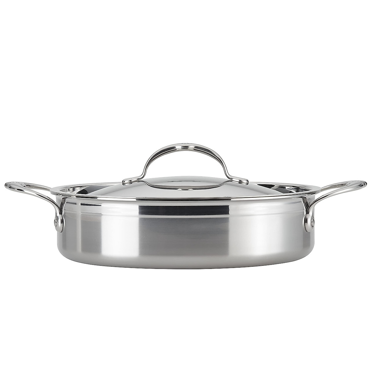 Hestan - ProBond Collection - Professional Clad Stainless Steel Sauteuse, Induction Cooktop Compatible, 3.5 Quart