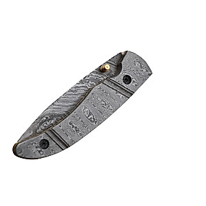 Perkin Knives Handmade Damascus Hunting Foldable Knife