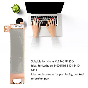 SSD Cooler Cover for Nvme M.2 NGFF SSD, Solid State Drive Cooler Cover, Made of Rugged Aluminum Alloy for 5400 5401 5404 5410 5411 Model