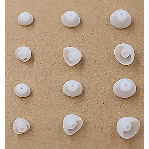 ALXCD Ear Tip for Klipsch Earphone, SML 3 Sizes 6 Pair Soft Silicone Replacement Earbud Tips, Fit for Klipsch Earphone S3 S4i A5i R6i R6m X5 X6i X11i X20i etc. [6 Pair]