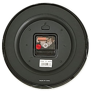 Bulova C4844 Winston Wall Clock, Pack of 1, Silver