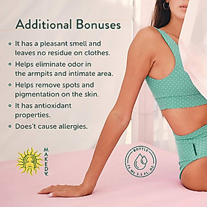 Makeda 2in1 Natural Hair Growth Inhibitor & Post Waxing Solution for Ingrown Hair Treatment - Hair Remover Lotion for Body Face Private Area Pubic Bikini Leg - Painless Hair Removal for Women and Men