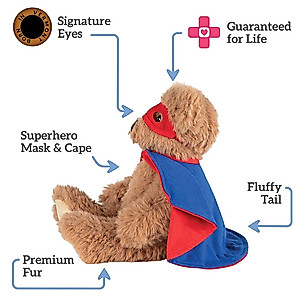 Vermont Teddy Bear Hero Bear - Stuffed Animals for Boys and Girls, 13 Inch, Brown, Super Soft