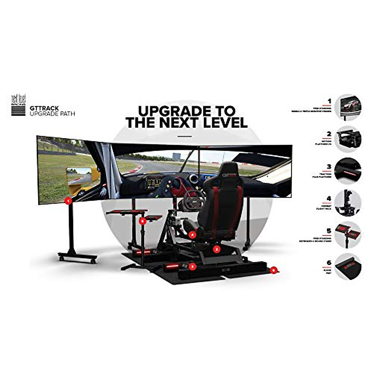 Next Level Racing GTTrack Simulator Cockpit (NLR-S009)