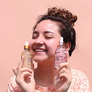 Spa Life Face Serum: 24K Gold Collagen Serum, Hydrating Hyaluronic Acid Serum 100 ml (3.7 oz) - For Supple Skin, Radiance Boosting, Firming & Hydrating (2 Pack)