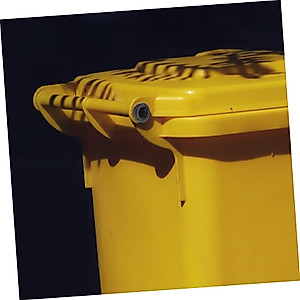 OKUMEYR 4pcs Trash Can Latch Dustbin Lid Latch Dust Bin Lid Latch Trashcan Latch Supplies Trash Can Lid Latch Supplies Outdoor Trash Can Lid Latch Clamshell Plastic Embolus Cover