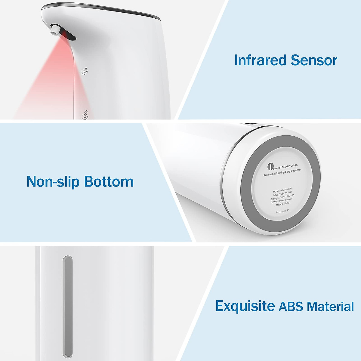 BEAUTURAL Automatic Foaming Soap Dispenser