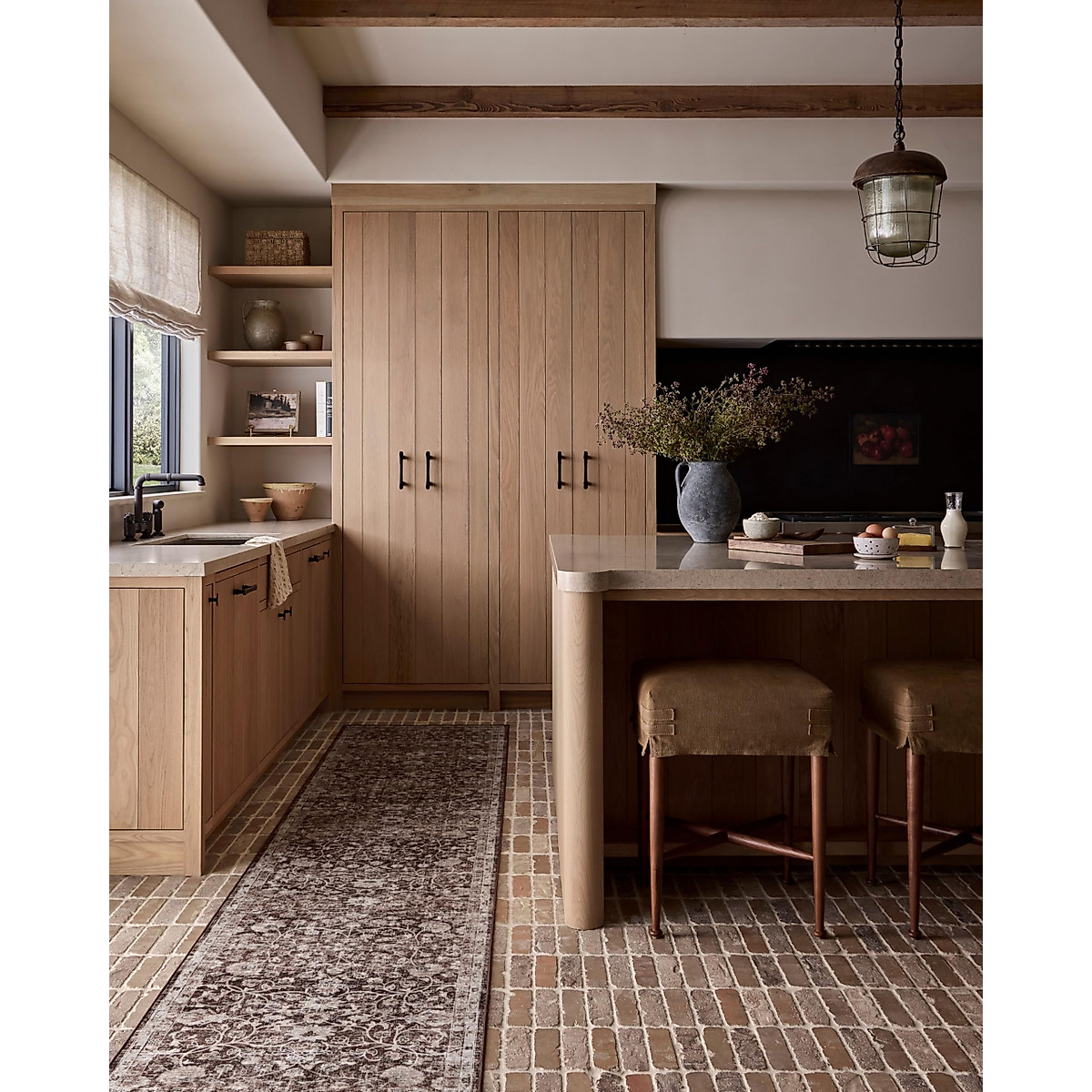 Loloi Amber Lewis Josie Collection JOS-02 Earth/Natural 7'-6" x 9'-6" Area Rug