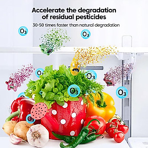 Yottew Fridge Deodorizer Rechargeable Refrigerator Deodorizer Air Freshener Reusable Fridge Odor Eliminator for Fridge, Car, Closet, Wardrobe，Green