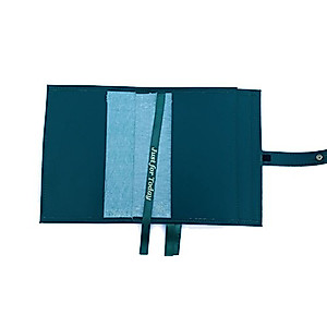 Green Deluxe Triple NA Book Cover for The Basic Text (6th Ed), It Works, How and Why and Living Clean with Serenity Prayer and Medallion Holder.