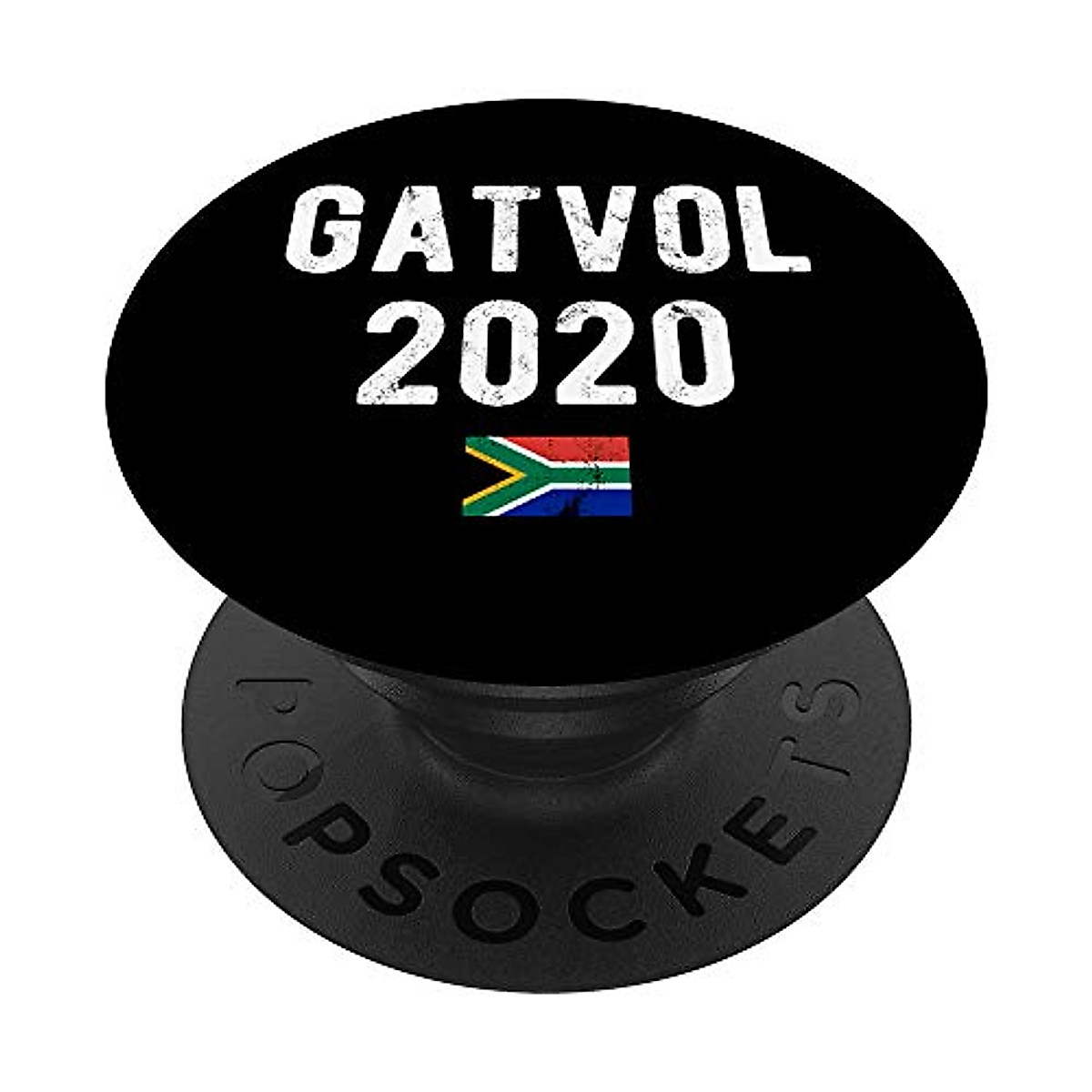 Gatvol 2020 South Africa Flag Funny PopSockets PopGrip: Swappable Grip for Phones & Tablets