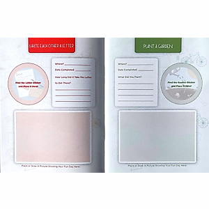 GRANDPARENT MERIT BADGES Kit First Edition - Best Gift idea! Fun with Grandkids Using This Keepsake Activity Journal. 18 Activity Journal Pages,Merit Badge Stickers and Certificate of Merit