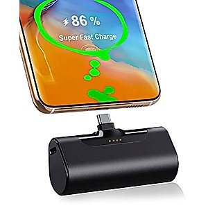 Portable Charger 5200mAh USB C Ultra-Compact Power Bank (QUICK CHARGING) Small Battery Pack Compatible with Samsung Galaxy S22 S21 S20 S10 S9 S8,Note 20/10/9/8,Moto Z3,LG V35/G8,Google Pixel 4/3/2XL
