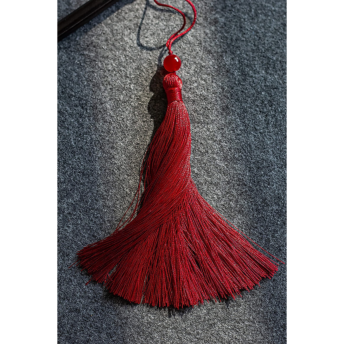 YUELAI Translucent Silk Embroidered Hand Held Fan, Chinese Round Fan, Ancient Hand Fan,Traditional Palace Paddle Dance Fan, Vintage Double-Sided Pattern Fan