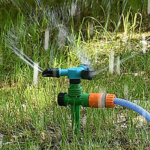 YFQHDD Garden Water Nozzle Adjustable Rotate Sprinkler Nozzle Watering Head Lawn Water Sprinkler Watering & Irrigation 1set (Size : C)