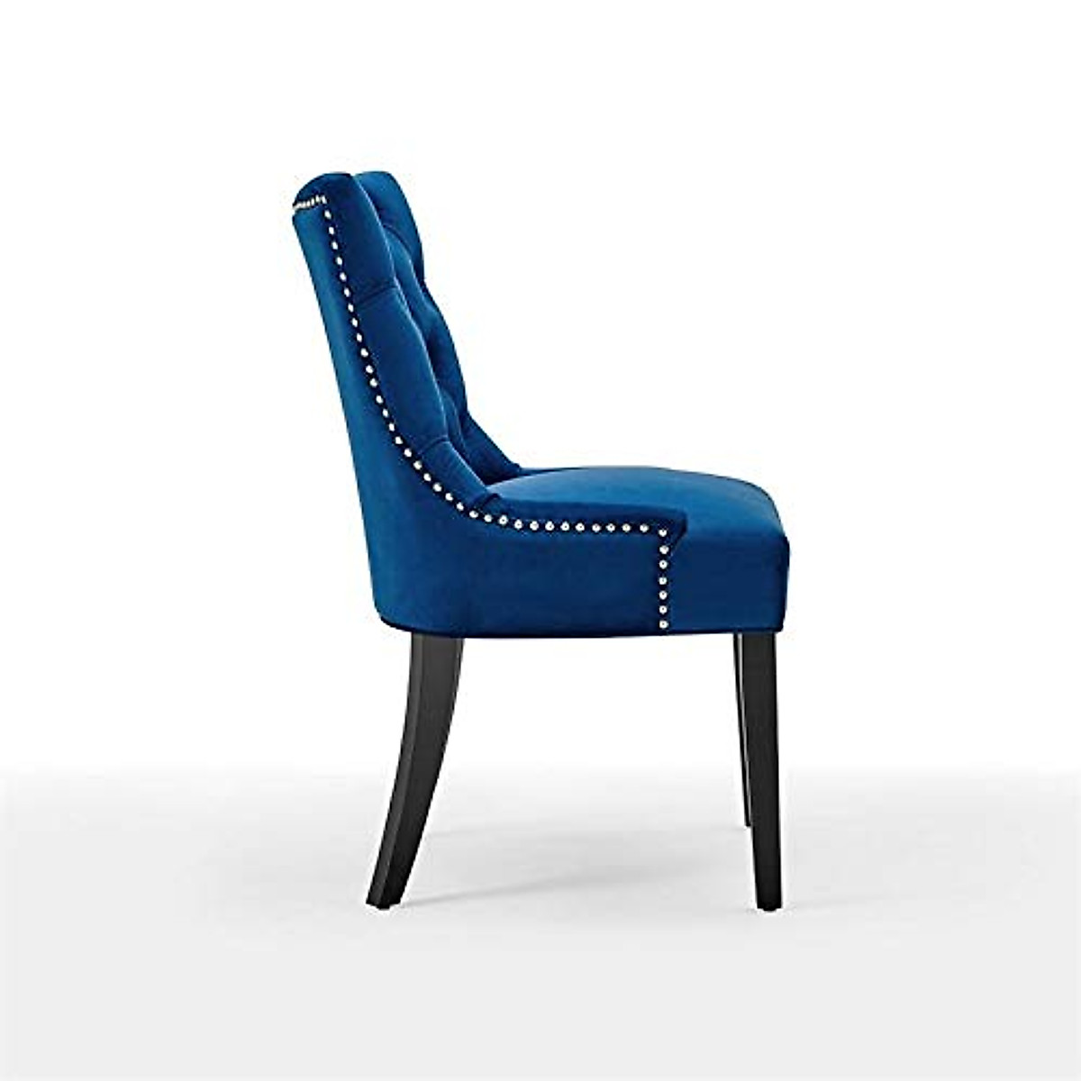 Modway Regent Tufted Performance Velvet Dining Side Chairs - Set of 2, Navy