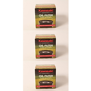 Kawasaki 3 Pack Genuine 49065-0724 49065-7010 AM107423 Oil Filter Made in The USA