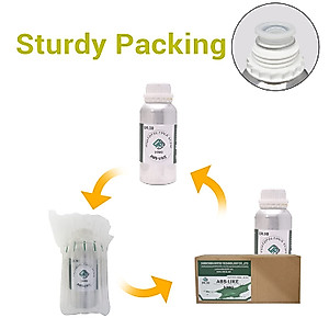 DR.3D ABS-Like 3D Printer Resin, LCD UV Fast Curing Resin, 405nm Photopolymer Drillable Resin for LCD 3D Printing,1000g White