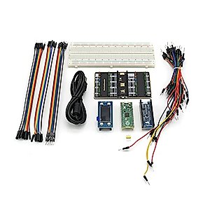 Raspberry Pi Pico Evaluation Kit Package B with The Pico + Color LCD + IMU Sensor + GPIO Expander and Cables