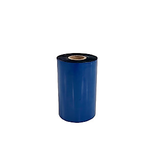 Thermal Transfer Ribbon - Wax 4.33" X 1476' (110mm X 450m) Black 24 Rolls/Case (ZEBRA Printer)