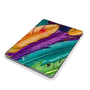 Cute Rainbow Feather Art case Compatible with iPad Mini Air Pro 7.9 8.3 9.7 10.2 10.9 11 12.9 inch Pattern Cover New 2022 2021 Trifold Stand 3 4 5 6 7 8 9 Generation 268 (11" iPad Pro 1/2/3 gen)