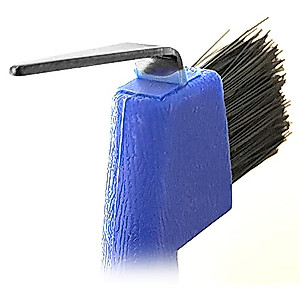 Precision Canada 1Pc Horse Hoof Pick Brush with Soft Touch Plastic Handle, Portable Hoof Pick