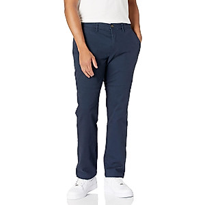Amazon Essentials Men's Athletic-Fit Casual Stretch Chino Pant (Available in Big & Tall), Dark Navy, 40W x 32L