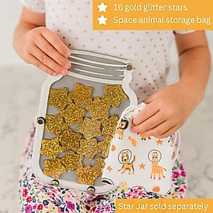 Acrylic Stars for The Star Jar (All Gold (Glitter Stars))