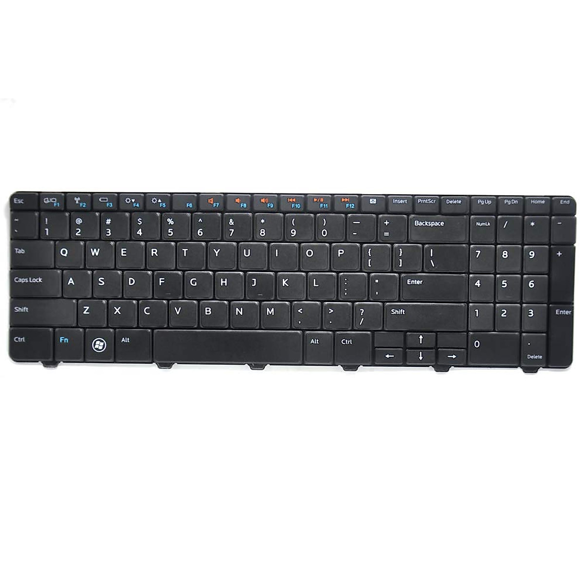 Padarsey Replacement Keyboard Compatible with Dell Inspiron 15R 5010 M5010 M501R N5010 Series Black US Layout, Compatible Part Number 09GT99 NSK-DRASW 96DJT 096DJT NSK-DRASW