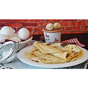 Craft Kitchen Crepe Spreader and Spatula Set - 4 Piece (Crepe Spatula 14" and 3.5", 5", 7" Crepe Spreaders) All Natural Beechwood and Finish - Comfortable Sizes Will Fit Any Crepe Pan - Made