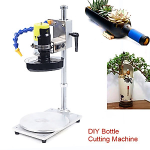 Glass Bottle Cutter, Electric DIY Machine for Cutting Bottles, Wine Bottle Cutting Tool Kit for DIY Projects Round/Square/Irregular Glass or Ceramic Bottles