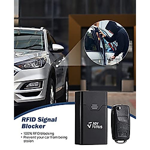 JOYTUTUS RFID Key Fob Protector, Aluminium Box for Fob Protector Signal Blocking, Key Fob Signal Blocker, Car Keyless Entry Fob Signal Blocking Case, Key Fob Protector RFID Blocking Box