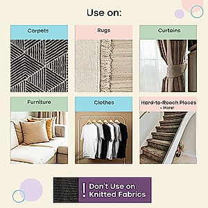 Uproot Clean Pro Pet Hair Remover Bundled with Mini Pet Hair Remover for Couch & Xtra Carpet Rake for Pet Hair Removal - Dog Hair Remover for Car - A True Fur-Riccane Survival Kit!