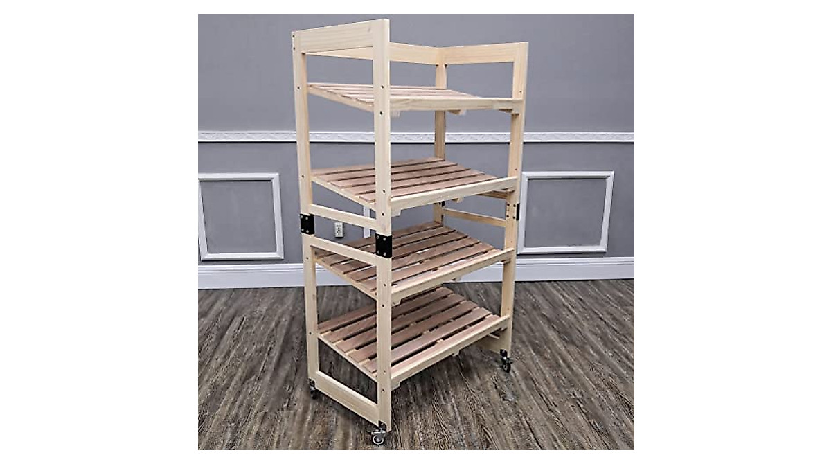 Buy FixtureDisplays 4-Tier Bakery Bread Rack Today