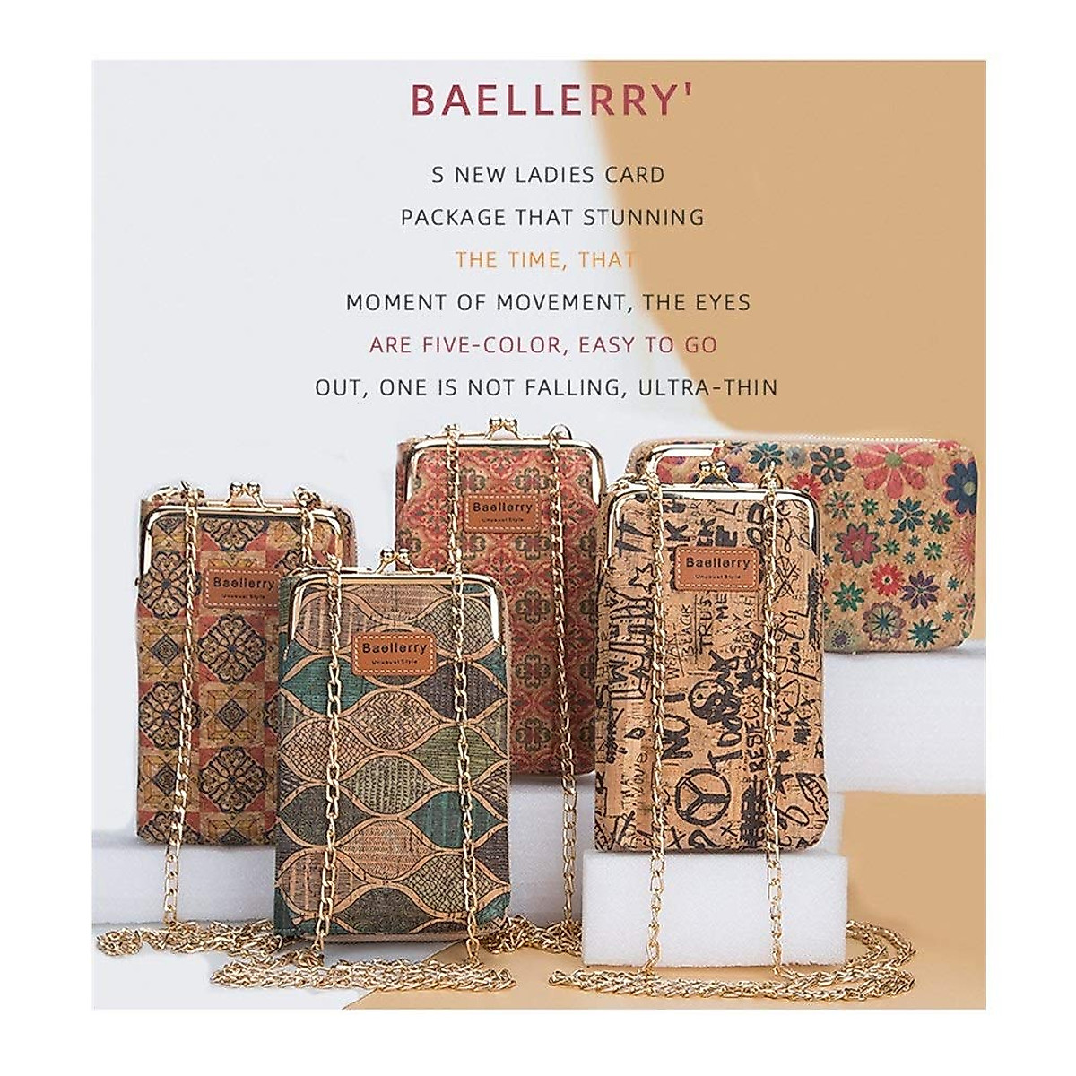 GXF-BAELLERRY Ladies Long Wallet Large Capacity Fashion Mobile Phone Bag Shoulder Messenger Bag (Color : 07)