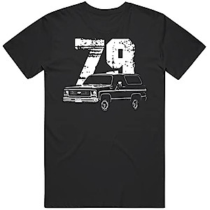 1979 K5 Blazer Front Three Quarter View with Model Year T Shirt L Black