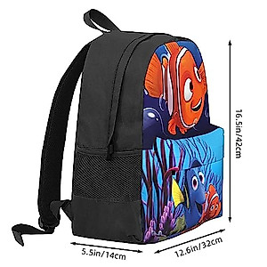 Fashionable Computer Backpack Casual Backpack For Travel Business Backpack Cartoon Movie Pattern.